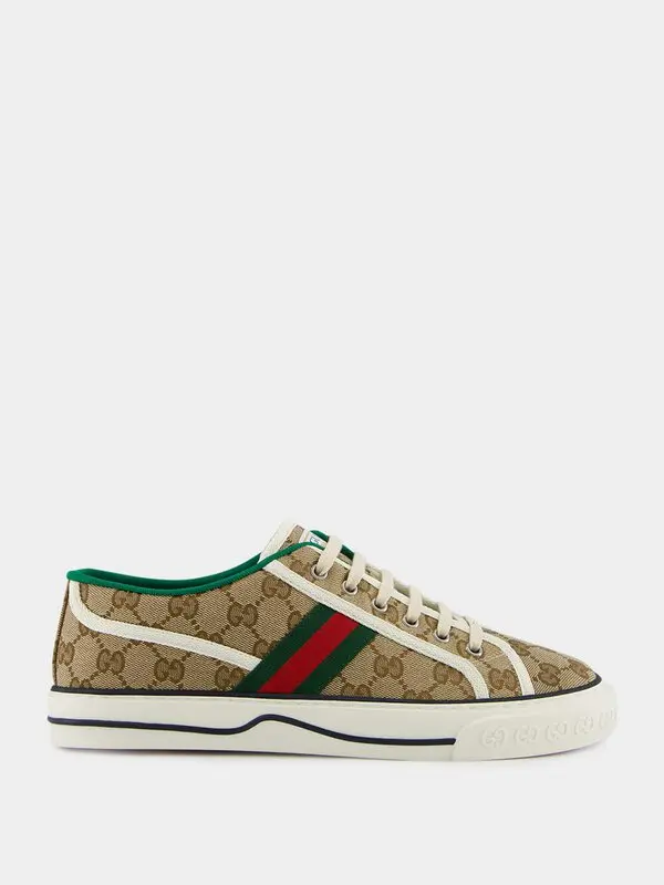 Gucci Gg Tennis 1977 Trainer - Beige