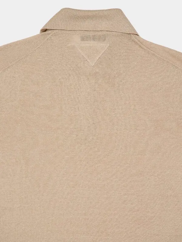 Prada Linen Cotton Polo Shirt
