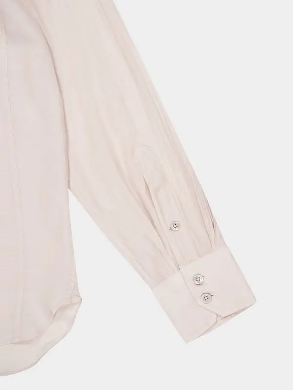 TOM FORD Light Military-inspired Twill Shirt - Beige
