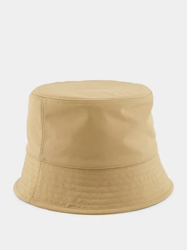 Moncler Cotton Bucket Hat - Beige