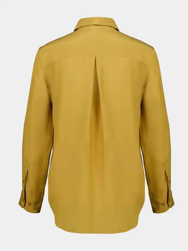 PAULA Silk Shirt - Beige
