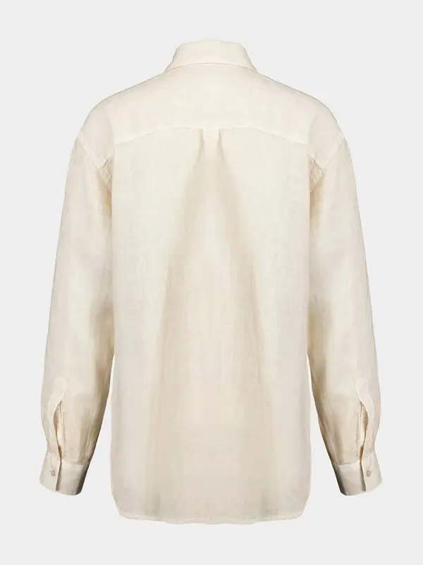120% Lino Safari Soft Fade Long Sleeve Shirt