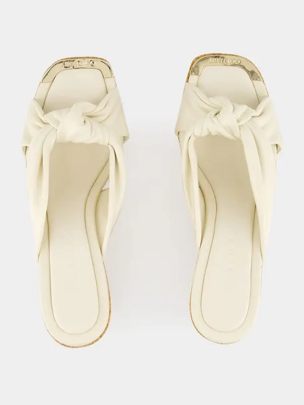 JIMMY CHOO Avenue Wedge 95 Mules