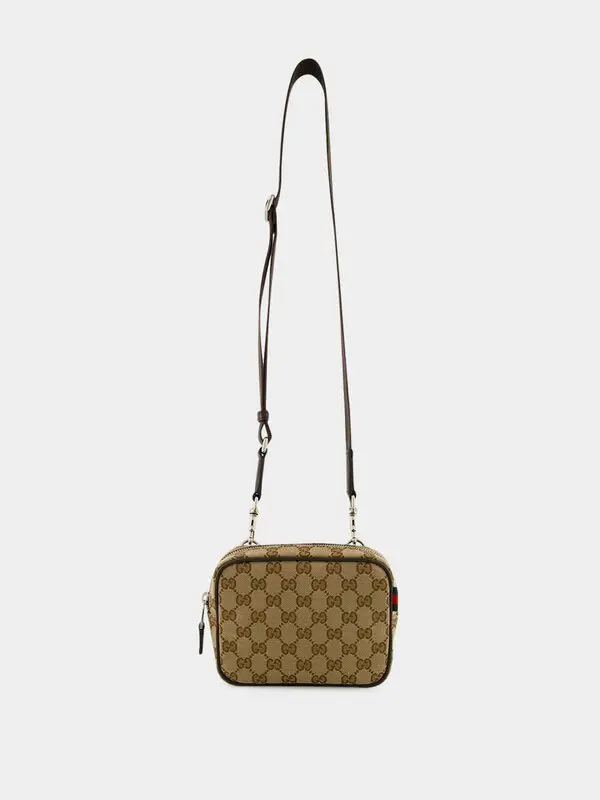 Gucci Gg Canvas Mini Crossbody Bag