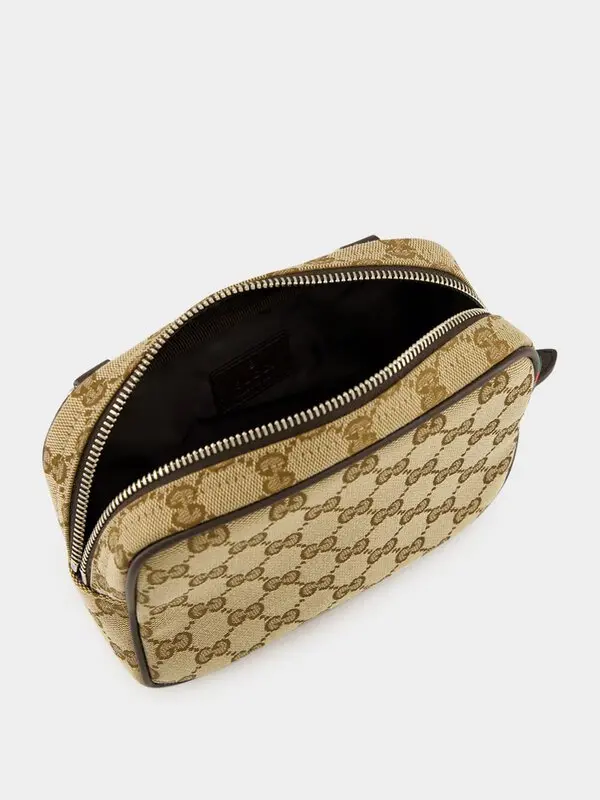 Gucci Gg Canvas Mini Crossbody Bag