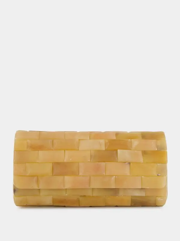 Glorinha Paranagua Anouska Clutch - Beige