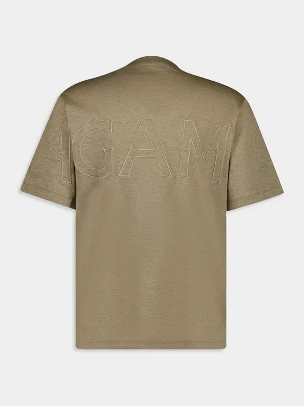 FERRAGAMO Concrete Melange Overdyed T-shirt