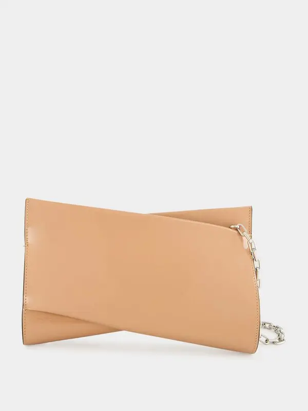 CHRISTIAN LOUBOUTIN Lowbitwist Small Clutch - Beige