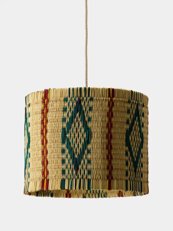 HOUSE OF CAPRICORN Handmade Reed Ceiling Lamp - Beige
