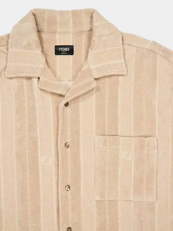 Fendi Terry Jacquard Bowling Shirt