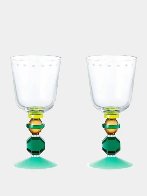 REFLECTIONS COPENHAGEN Set Of 2 Mayfair Short Crystal Glasses