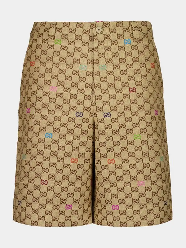 Gucci Gg Canvas Shorts - Beige