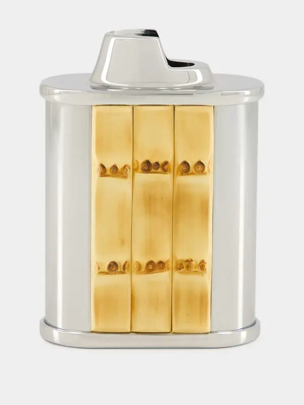 LORENZI MILANO Bamboo Root Lighter Holder - Beige
