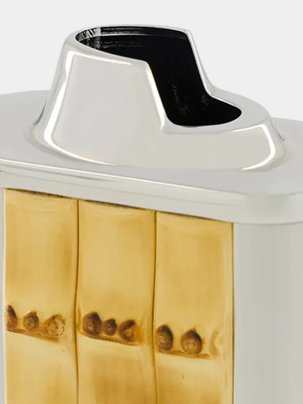 LORENZI MILANO Bamboo Root Lighter Holder