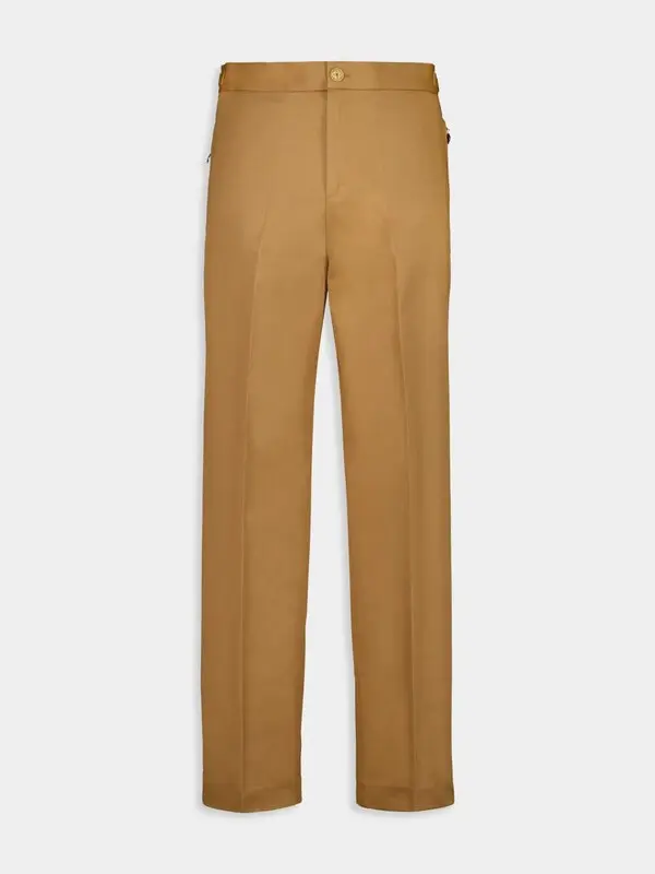 Casablanca Ecru Cotton Chinos - Beige