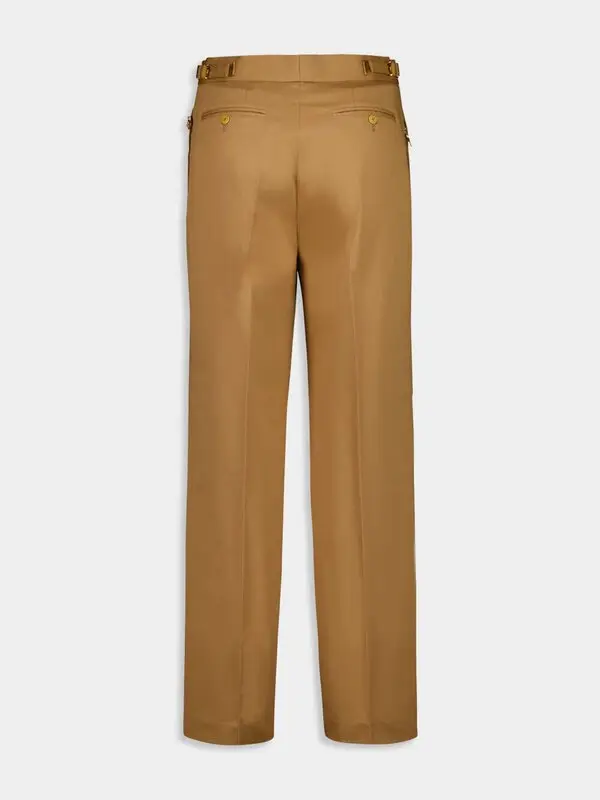 Casablanca Ecru Cotton Chinos - Beige