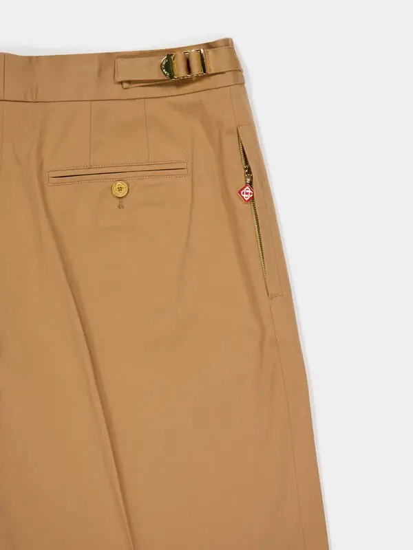 Casablanca Ecru Cotton Chinos - Beige