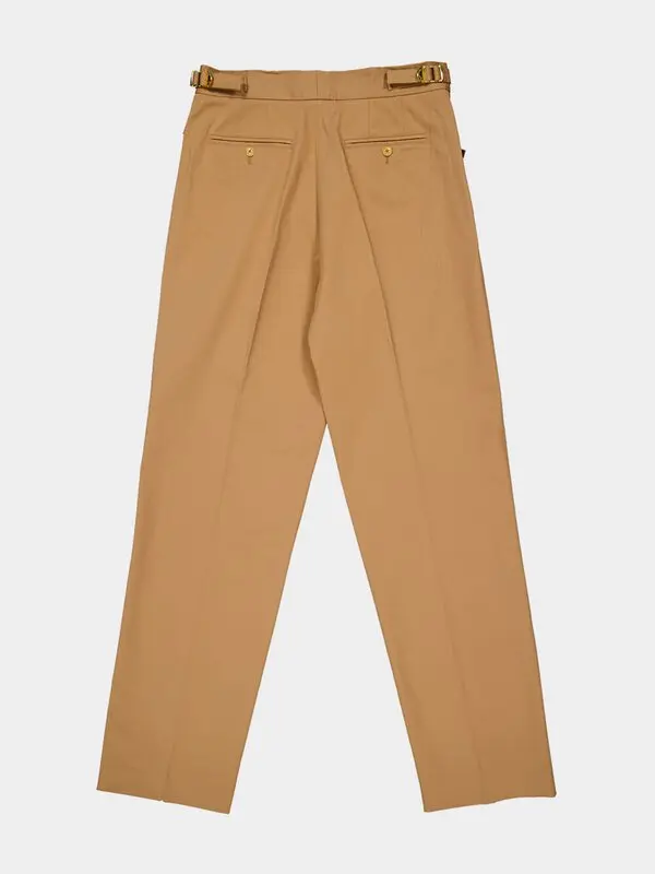 Casablanca Ecru Cotton Chinos - Beige