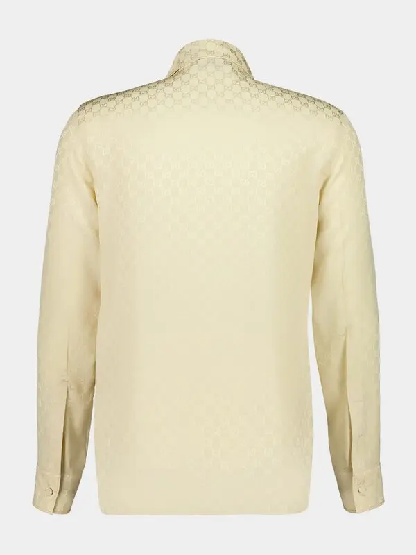 Gucci Gg Silk Jacquard Shirt