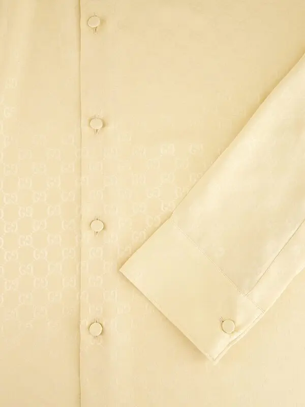 Gucci Gg Silk Jacquard Shirt
