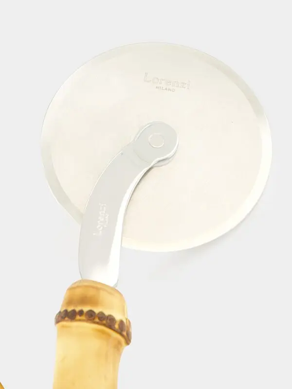 LORENZI MILANO Bamboo Root Pizza Cutter