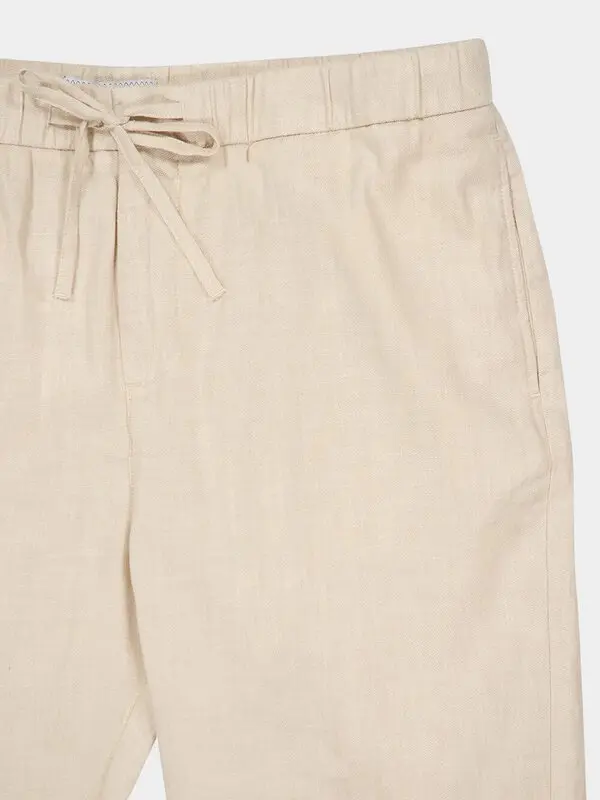 Frescobol Carioca Linen-blend Oscar Trousers