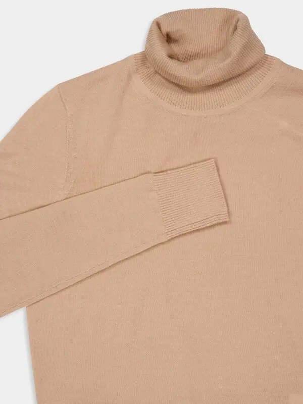 Zimmermann Cashmere Turtleneck Sweater - Beige