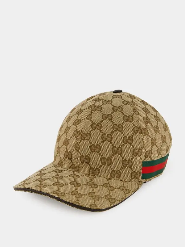 Gucci Gg Canvas Baseball Hat - Beige