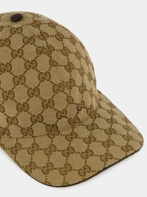 Gucci Gg Canvas Baseball Hat - Beige
