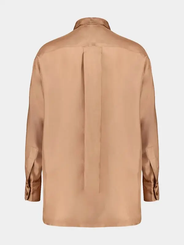 Zimmermann Relaxed Fit Tie Shirt - Beige