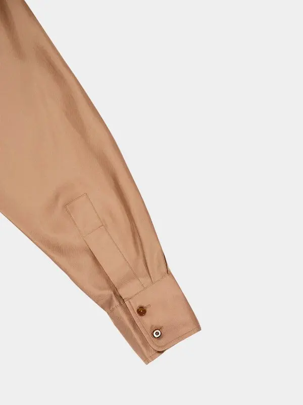 Zimmermann Relaxed Fit Tie Shirt - Beige