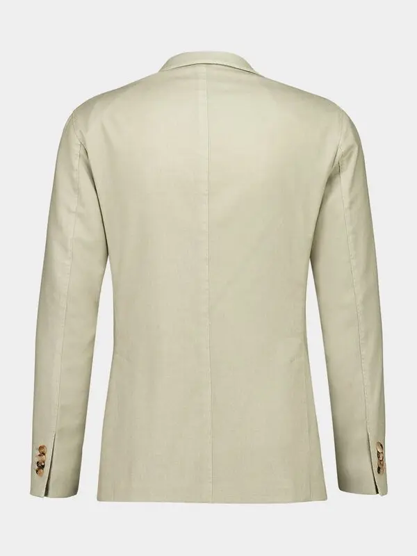 Boglioli Light Virgin Wool Two-button Blazer - Beige