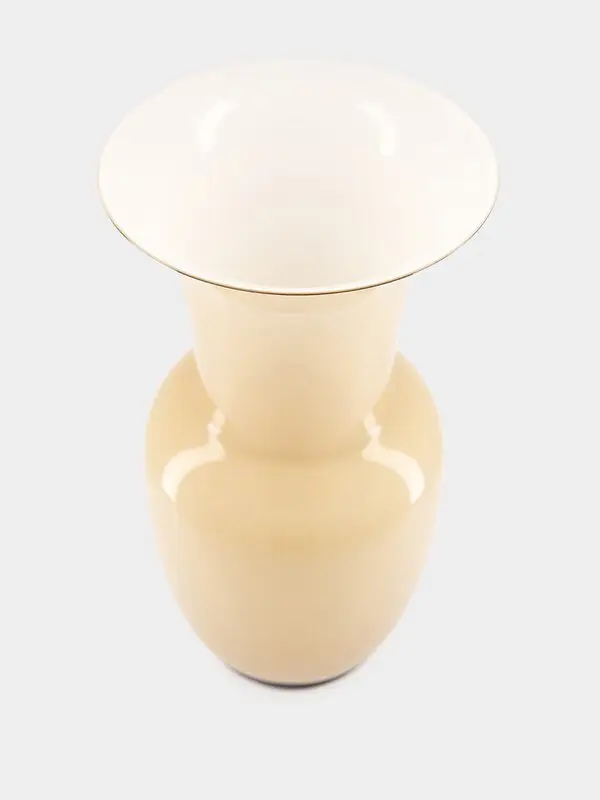 VENINI Opalino 42 Glass Vase - Beige