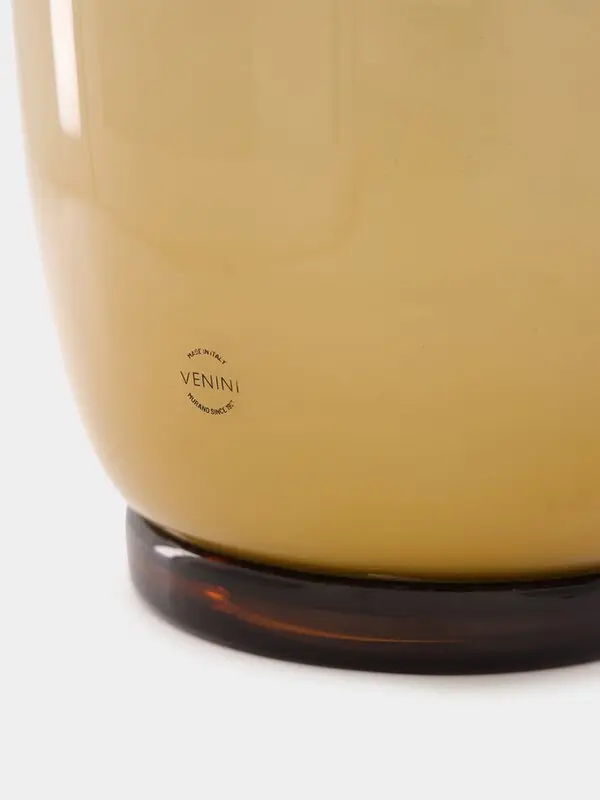 VENINI Opalino 42 Glass Vase - Beige