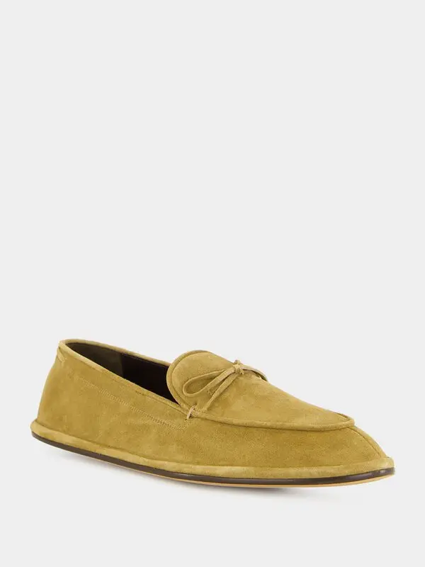 EMME PARSONS Parker Suede Moccasins - Brown
