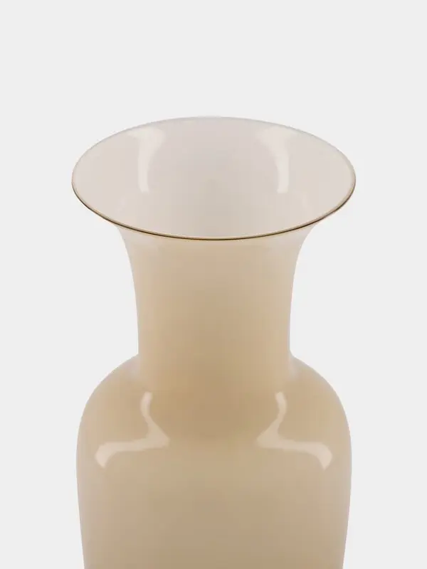 VENINI Opalino 22 Glass Vase - Beige