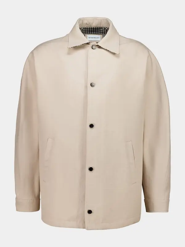 Givenchy Cotton Coach Jacket - Beige