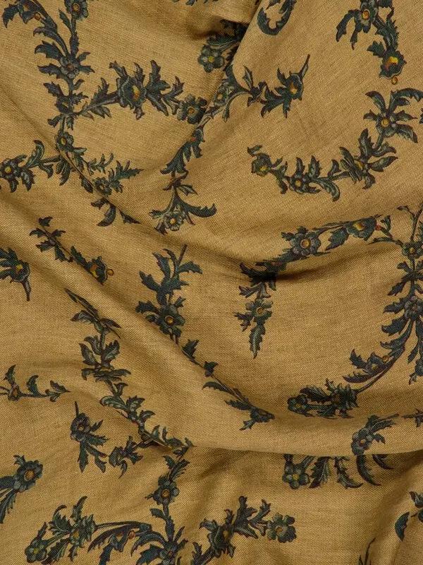 THE HOUSE OF LYRIA Sollievo Patterned Linen Tablecloth