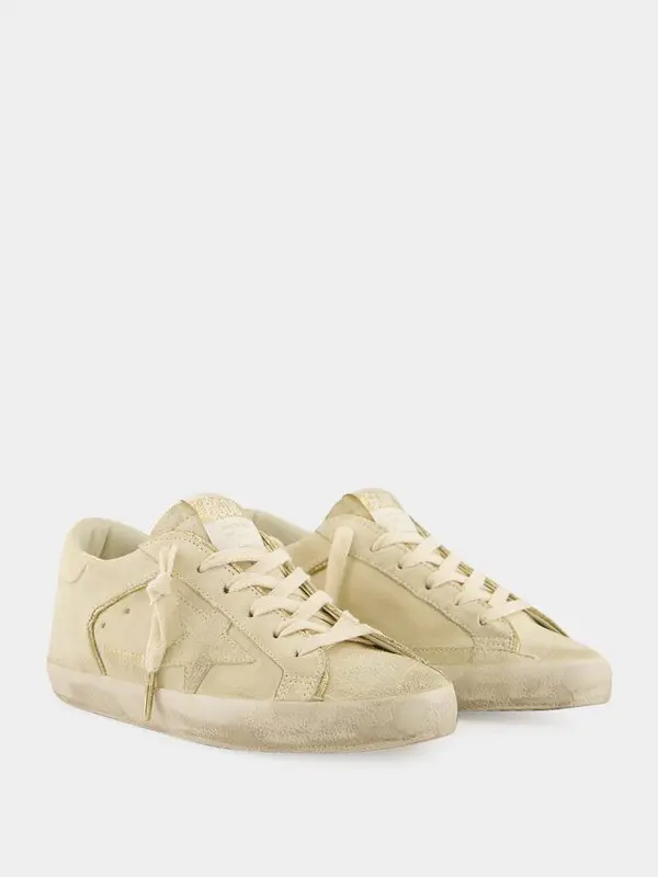 GOLDEN GOOSE Superstar Sneakers With Glitter