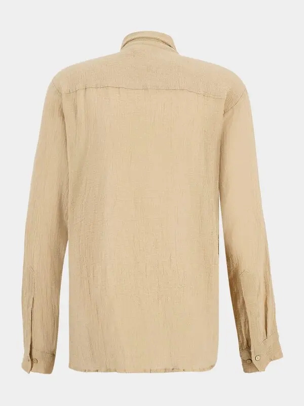 Spiritum Tulum Khaky Balam Cotton Shirt - Beige