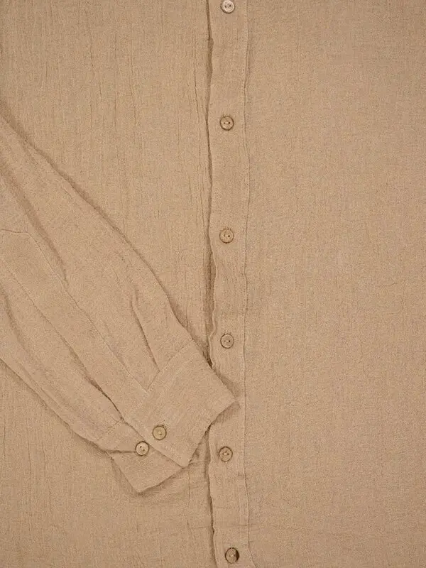 Spiritum Tulum Khaky Balam Cotton Shirt - Beige