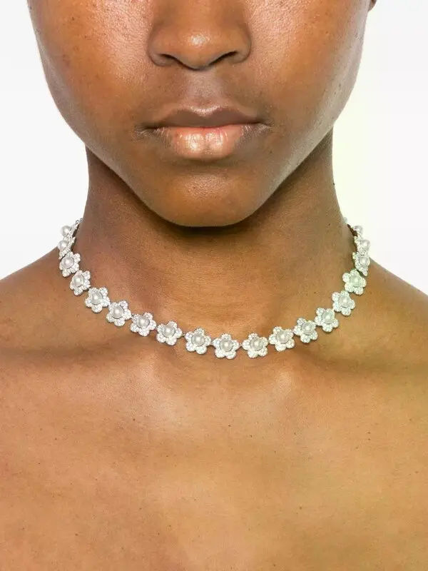 SWAROVSKI Flower-embellished Necklace
