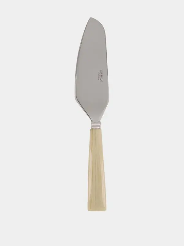 Sabre Paris Tart Slicer With Horn Finish - Beige