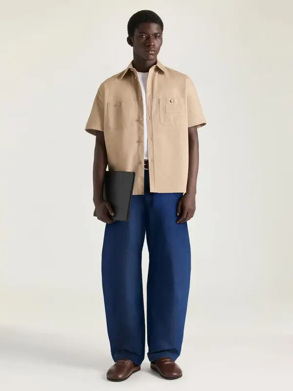 Givenchy Cotton Short-sleeved Shirt - Beige