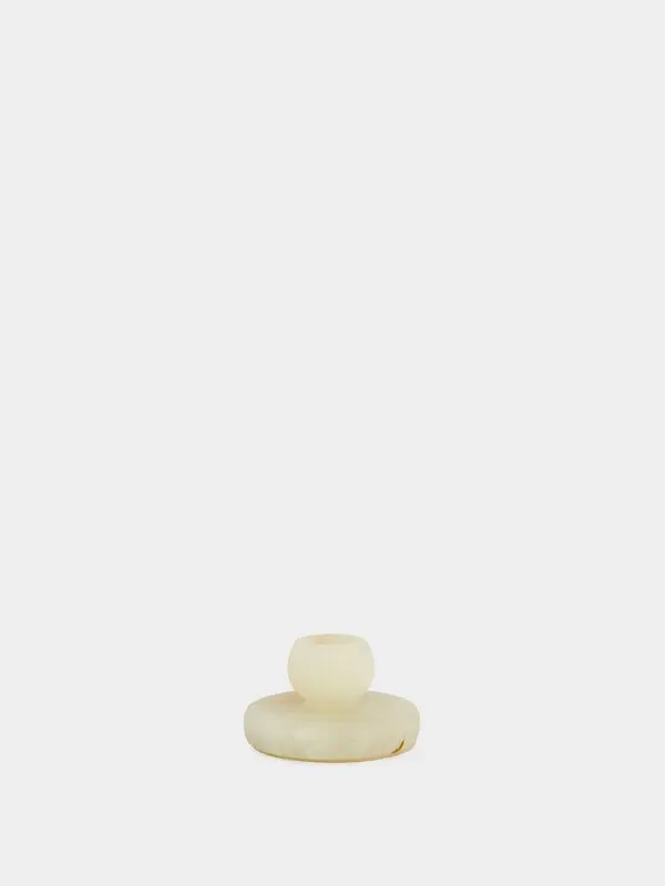 ZACONI Small Onyx Candle Holder