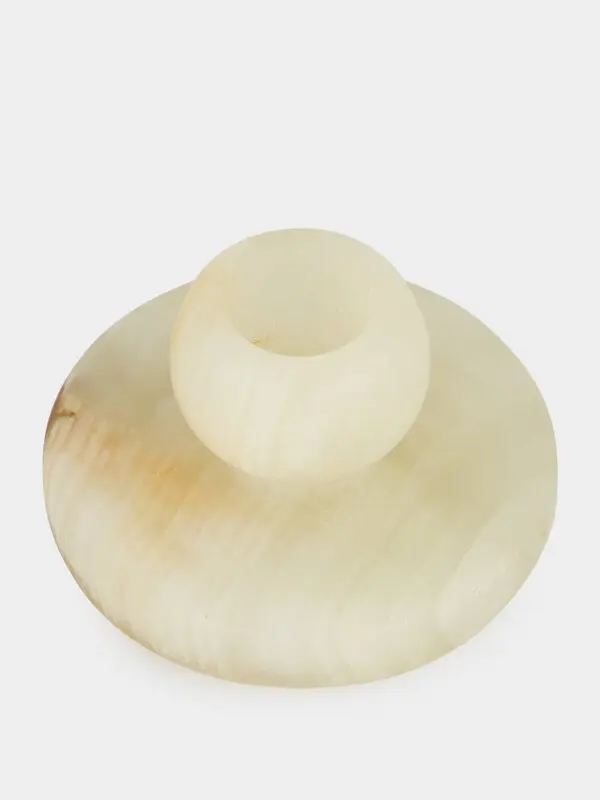 ZACONI Small Onyx Candle Holder