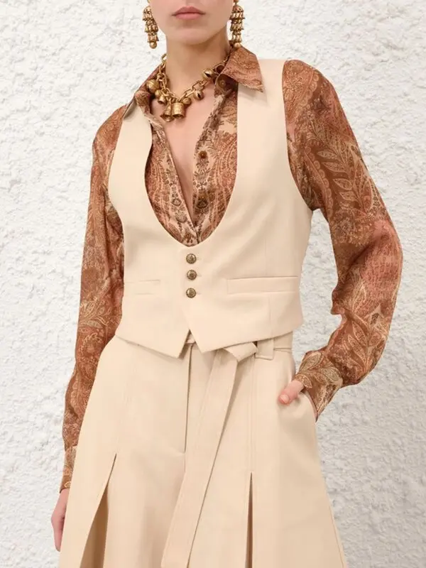 Zimmermann Hypnotic Wool Vest