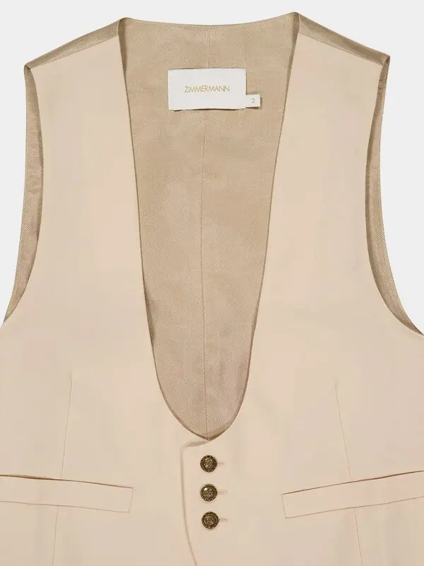 Zimmermann Hypnotic Wool Vest
