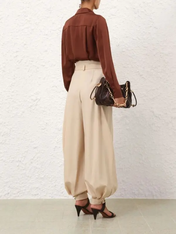 Zimmermann Hypnotic Wool Harem Pant