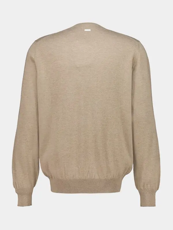 FERRAGAMO Virgin Wool V-neck Sweater